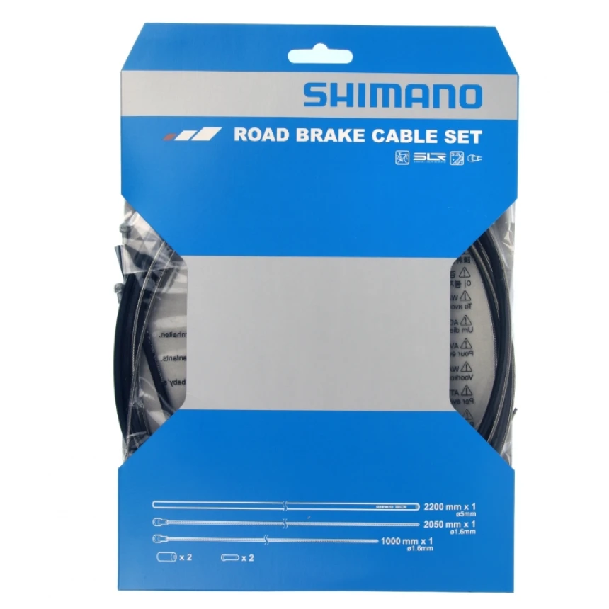 SHIMANO BUŽIR I SAJLA KOČNICE SHIMANO ROAD SUS INNER CABLE 1000MM/2050MM OUTER CASING SLR 2200MM X 1 INNER & OUTER END CAP X 2 Y80098019