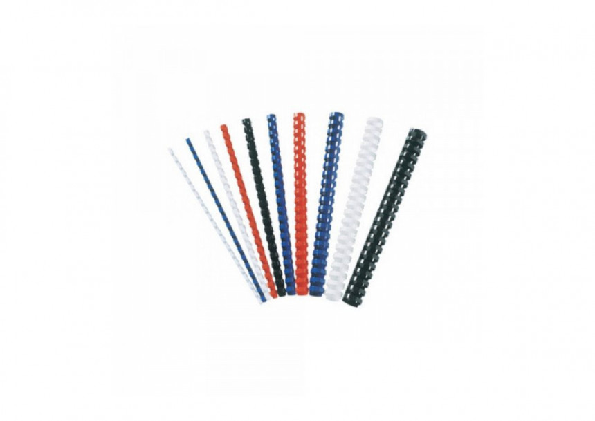Spirala PVC 8 mm 1/100 Fellowes crna