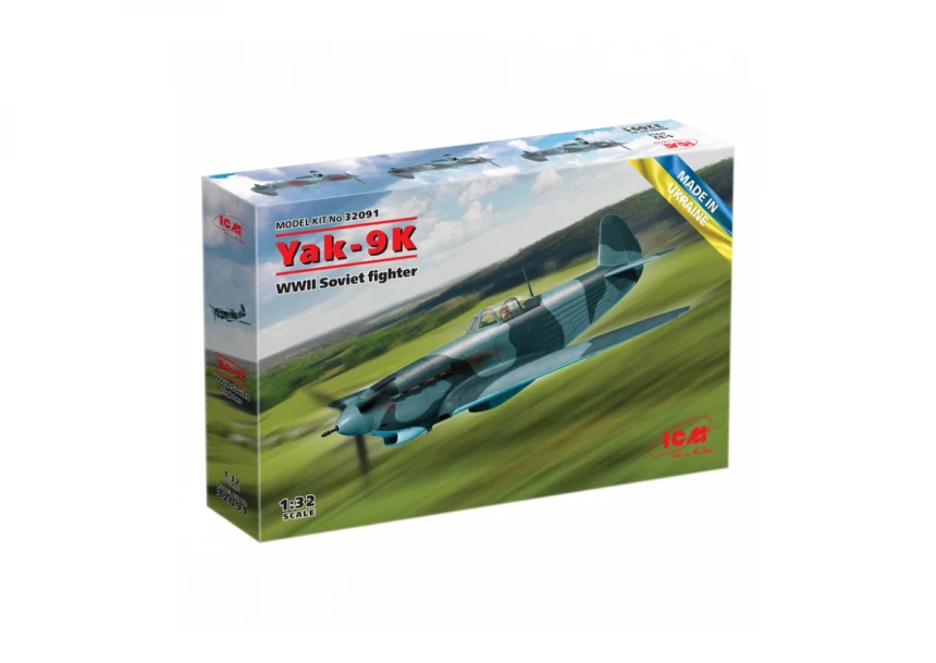 Model Kit Aircraft - Yak-9K WWII Soviet Fighter 1:32