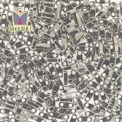 QTL-0190 Miyuki Quarter Tila Beads – Nickel Plated (3gr)