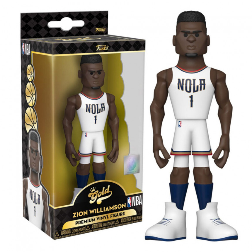 NBA Pelicans Gold 5" Zion Williamson (Homeuni)