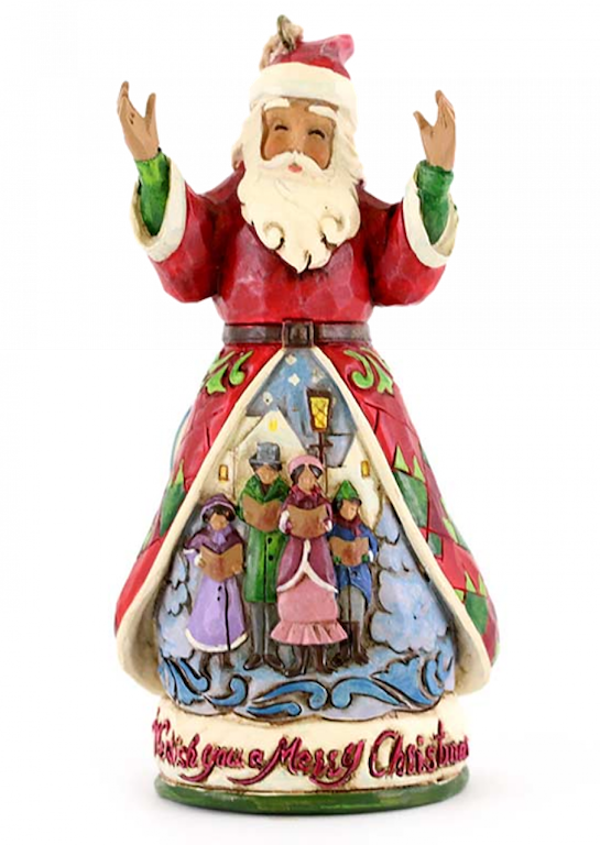 Wish You Merry Xmas Santa Hanging Ornament Figure