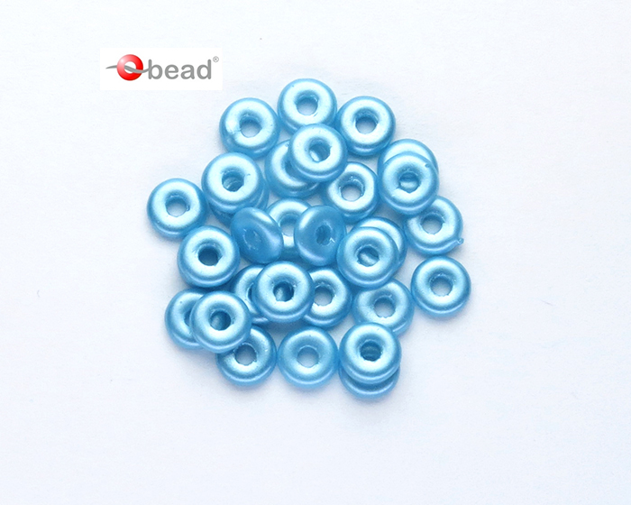 O-Bead 2x4mm 02010/25019 Alabaster Pastel Aqua (2,5gr)