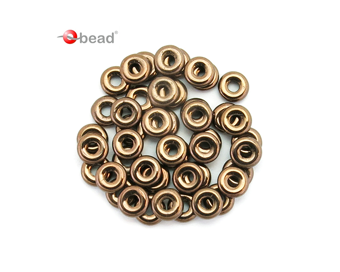 O-Bead 2x4mm 23980/14415 Jet Bronze (2,5gr)