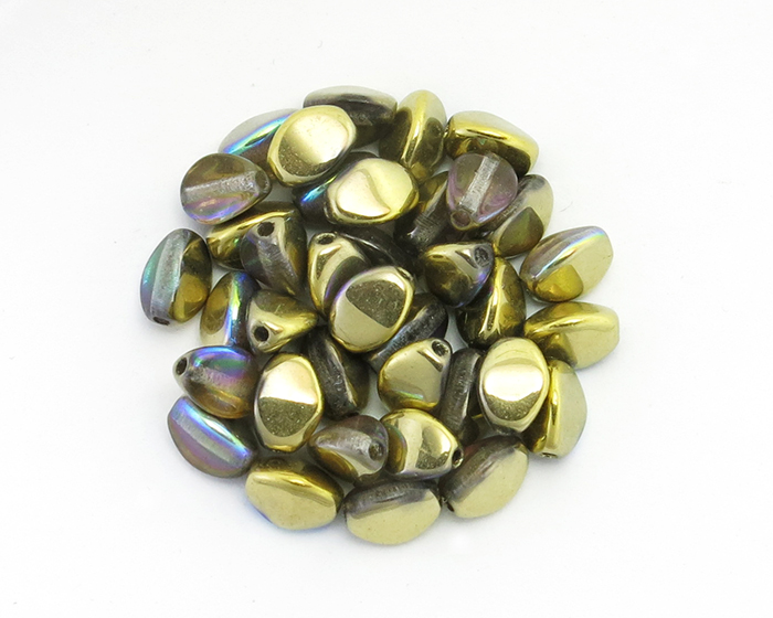 Pinch 5x3mm 00030/98536 Crystal Golden Rainbow (5gr)