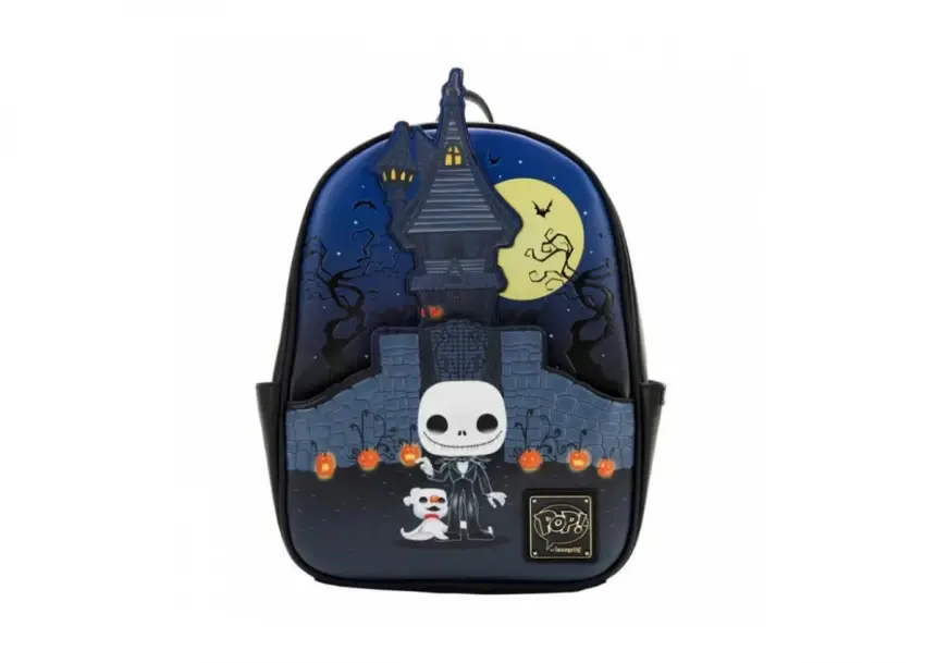 Disney Nightmare Before Christmas Jack Skellington House Mini Backpack