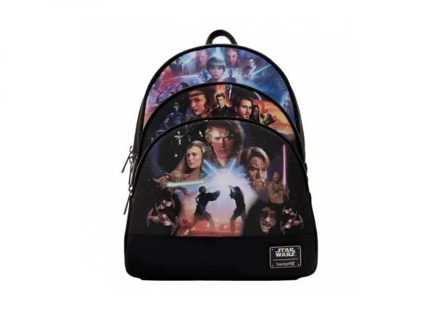 Star Wars Trilogy 2 Triple Pocket Mini Backpack