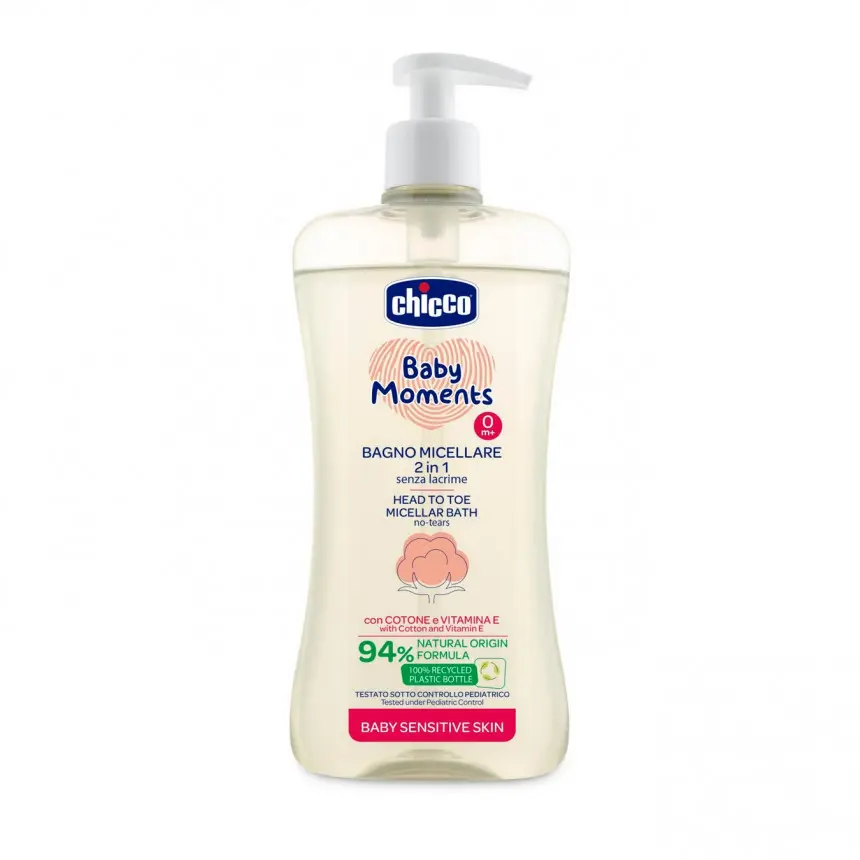 CHICCO BM SENSITIVE MICELARNA KUPKA I ŠAMPON 500ML