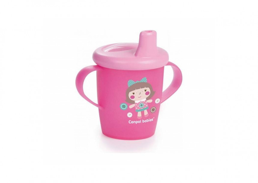 CANPOL BABY SOLJA 250ML NON SPIL 31200 TOYS - PINK (31200_pin)