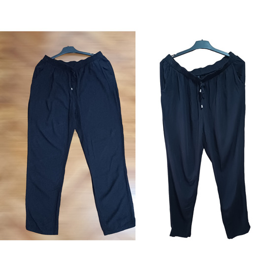 Chicoree crne pantalone- šalvare 100% viskoza