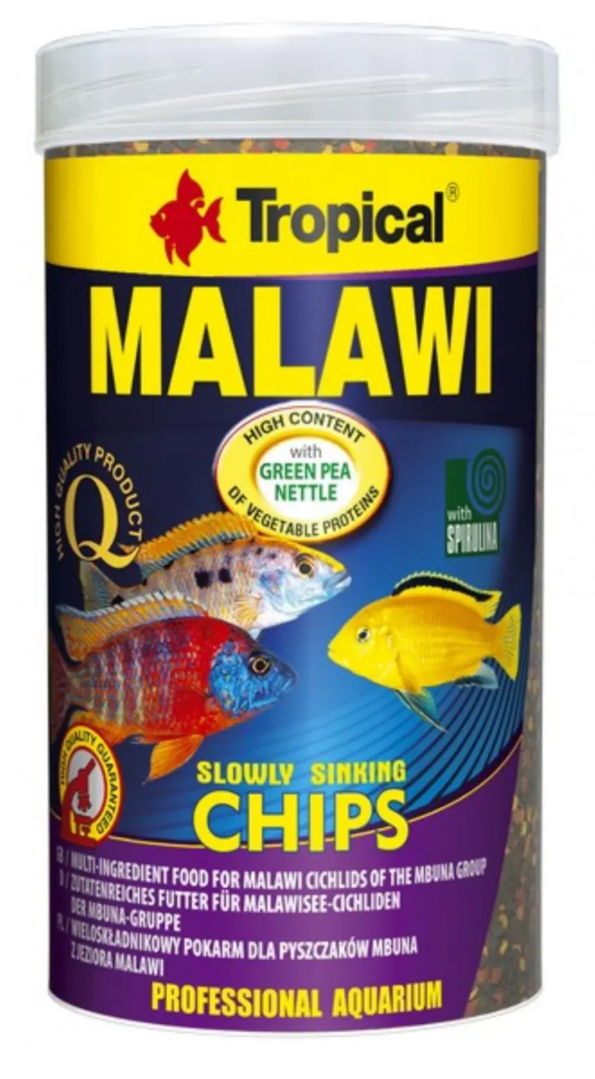 MALAWI CHIPS hrana za Malavi ciklide u obliku listica 250 ml - 130 g