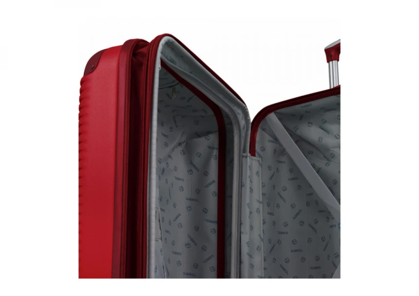Kofer srednji PROŠIRIVI 48x66x27/30 cm ABS 68,8/77,9l-3,8 kg Balance XP Gabol crvena