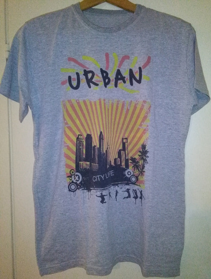 siva majica, Urban, pamuk 100%