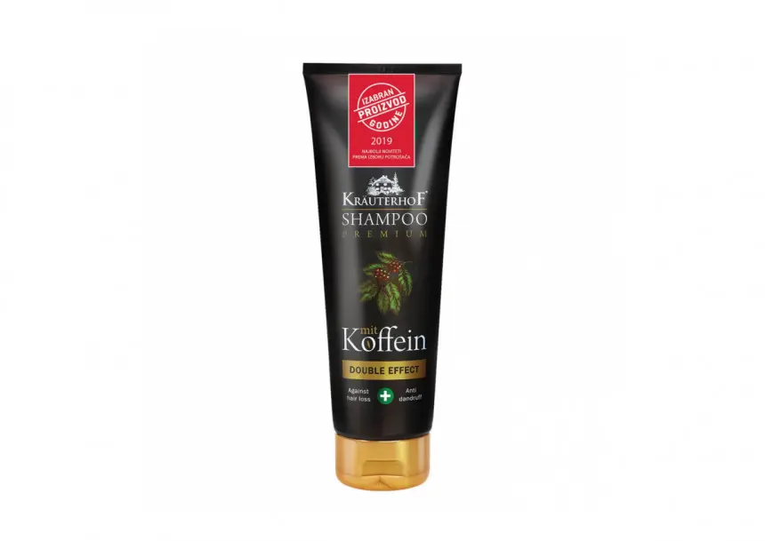 KRAUTERHOF ŠAMPON KOFEIN - DOUBLE EFFECT 250ML