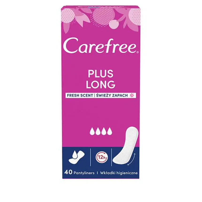 CAREFREE DNEVNI ULOŠCI PLUS LONG FRESH 40KOM