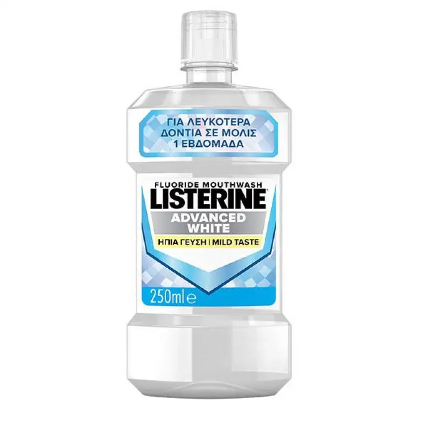 LISTERINE TEČNOST ADV WHITE MILD 250ML