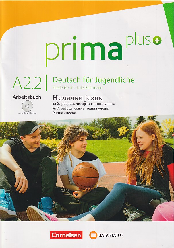PRIMA PLUS A2.2 – RADNA SVESKA iz nemačkog za 8. razred osnovne škole (Data Status)