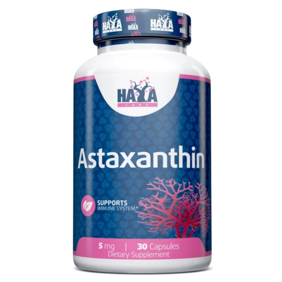 Astaxanthin (antioksidans iz grupe karotenoida) 30cap – Haya Labs
