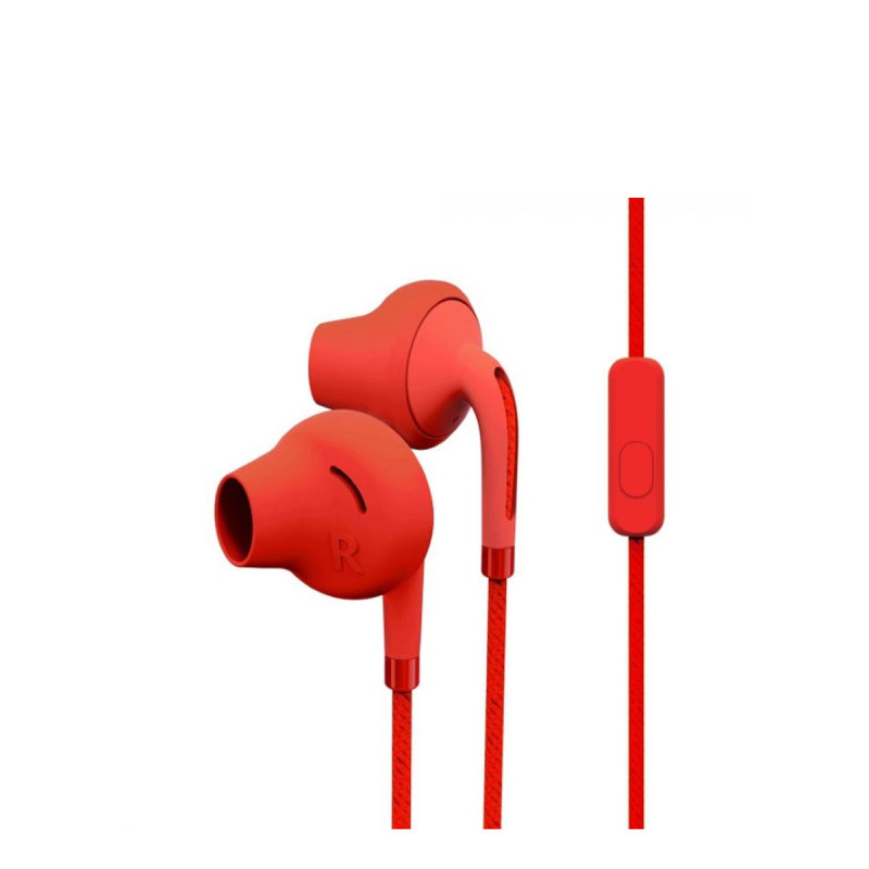 Energy sistem slušalice Style 2+ Raspberry žičane bubice sa mikrofonom crvena