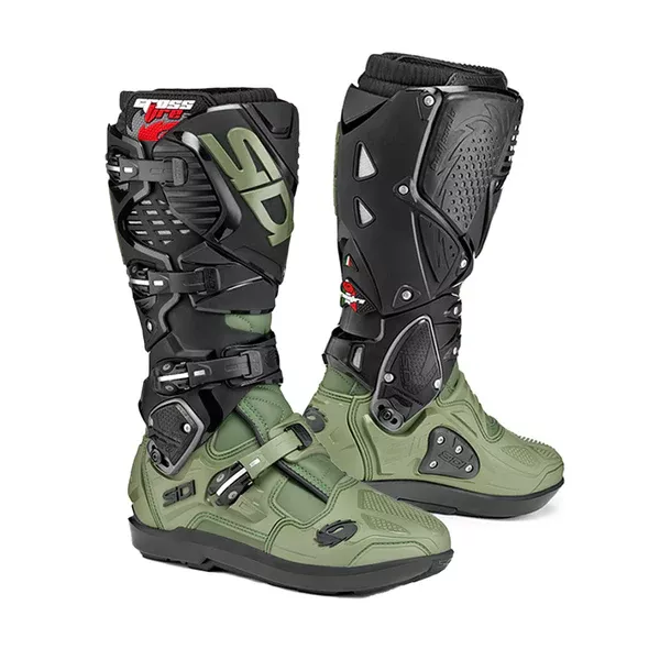 SIDI CROSSFIRE 3 SRS ARMY-BLACK