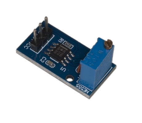 NE555 adjustable frequency pulse generator module