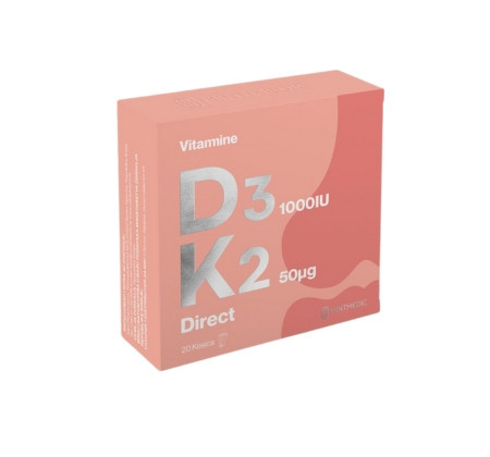 Vitammine D3K2 direct 20 kesica
