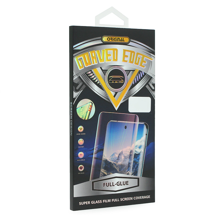 Tempered glass full glue za Honor Magic 6 Pro zakrivljeni crni