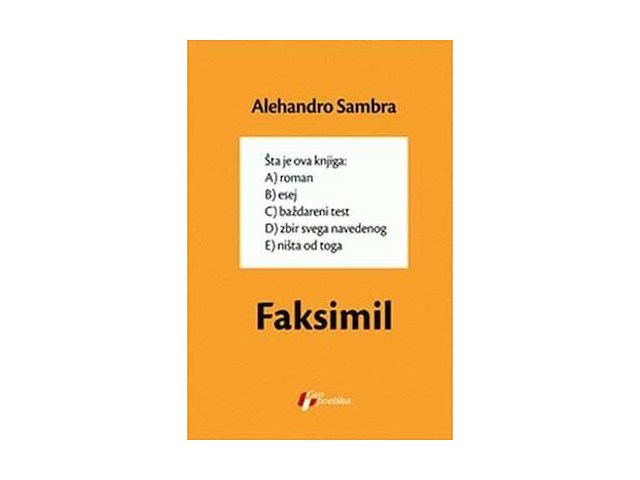 Faksimil - Alehandro Sambra