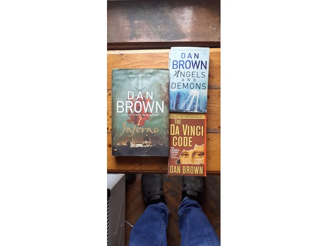 DAN BROWN - 3 KNJIGE