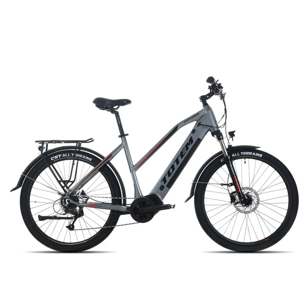 XPLORER Električni bicikl EXPLORER 27.5", Sivi