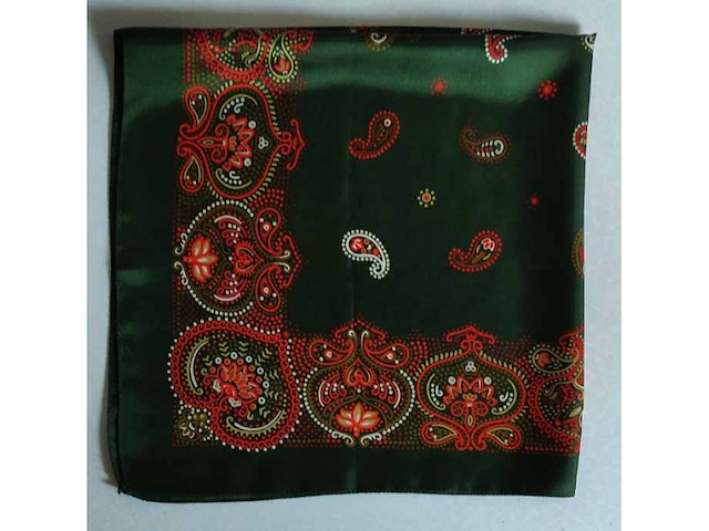 Talijanska vintage marama sa rusticnim motivima 68x68 c