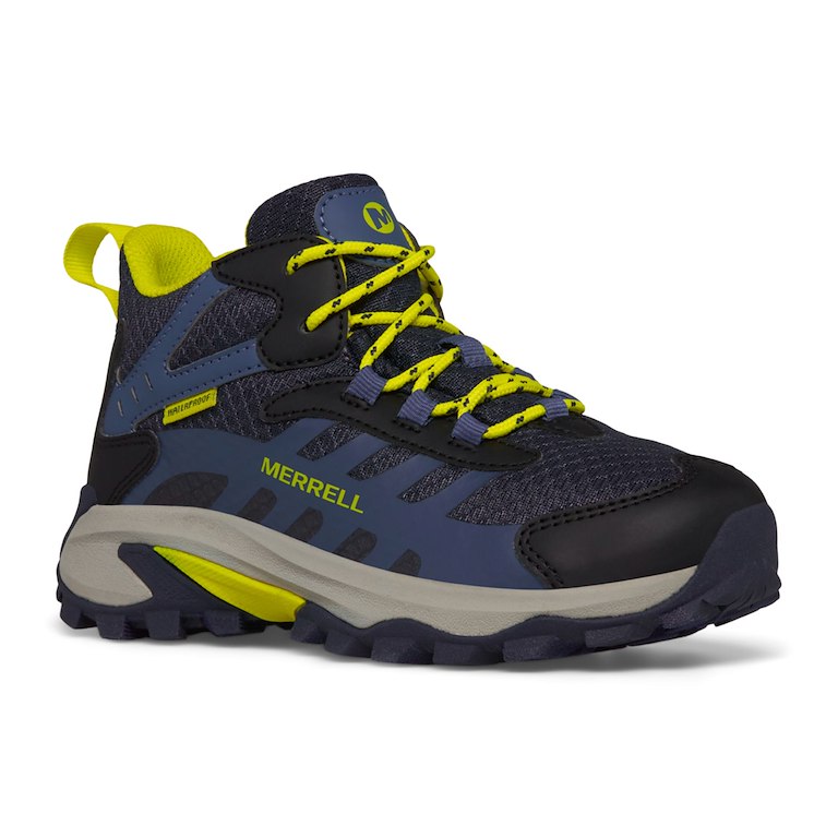 Merrell MOAB SPEED 2 MID WTRPF, dečije planinarske cipele, plava