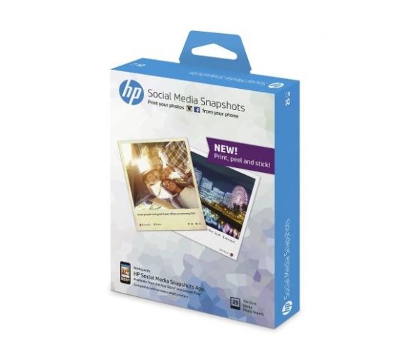 HP - Papir HP Social Media Snapshots/25sht/10x13cm