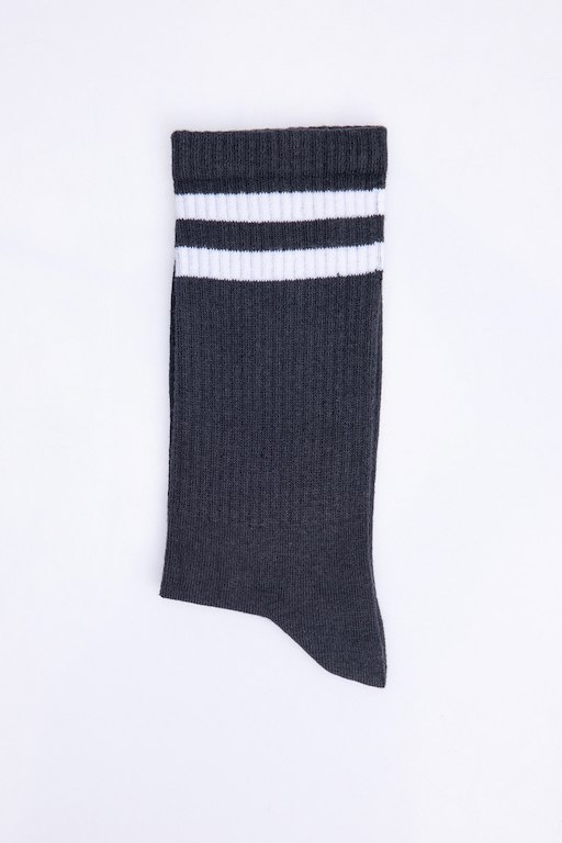 Pleteni Tamno Siva Čarape