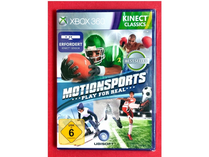Kinect - MOTIONSPORTS Play for real / XBox 360 Orig.