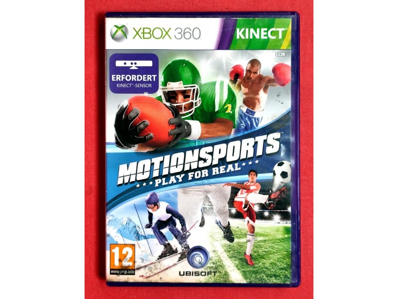 Kinect - MOTIONSPORTS Play for real / XBox 360 Orig.