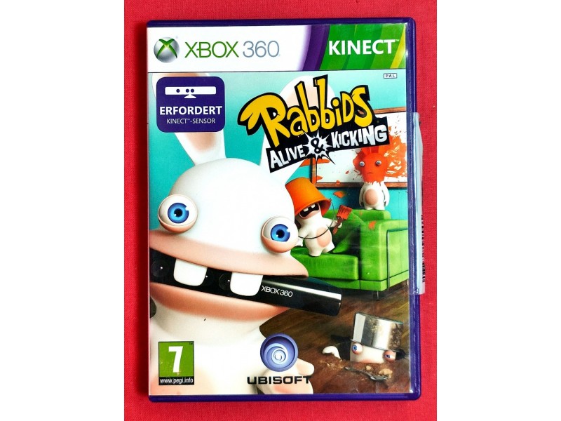 Kinect - RABBIDS Alive kicking / XBox 360 Orig. Igra