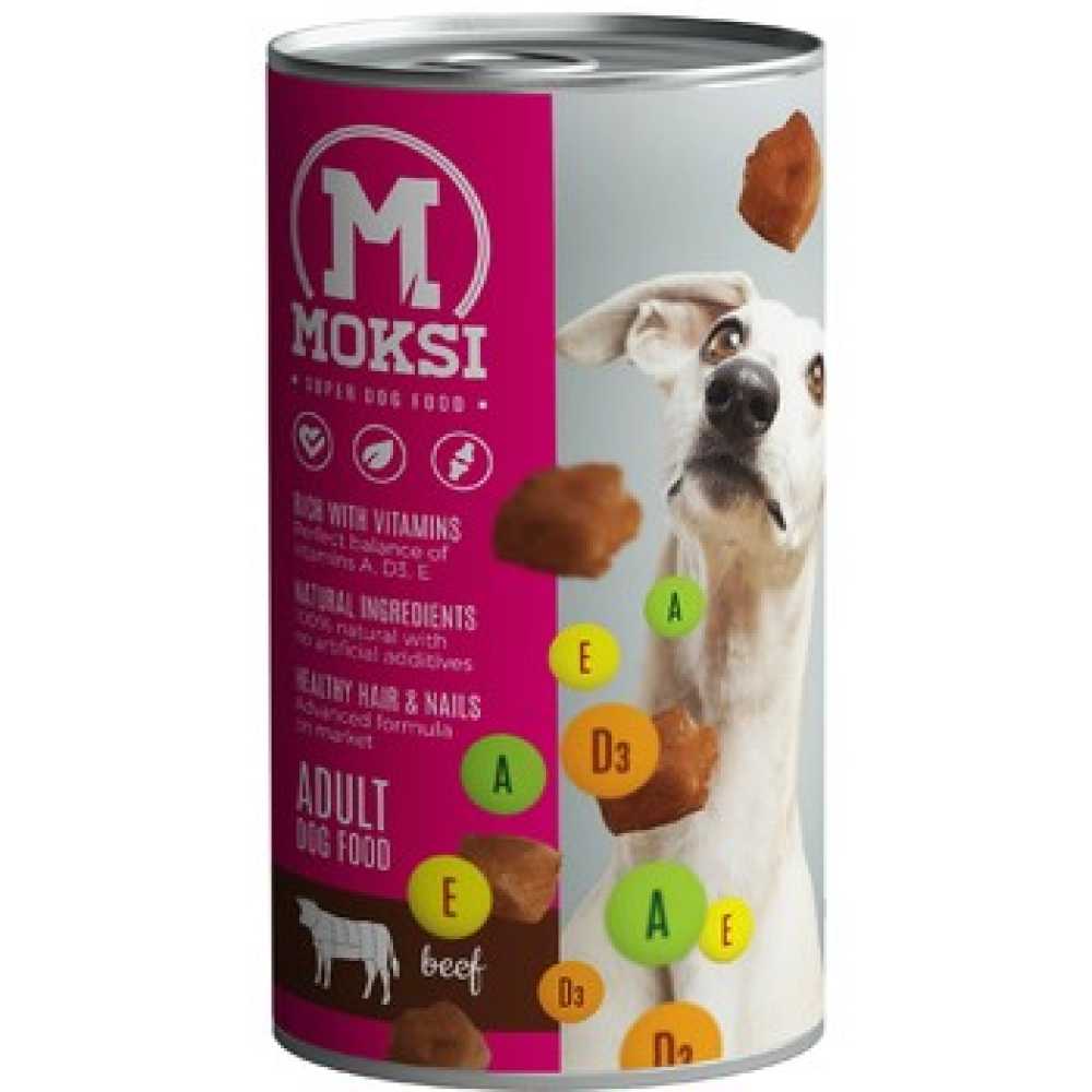 Moksi konzerva za pse - Govedina 1240g