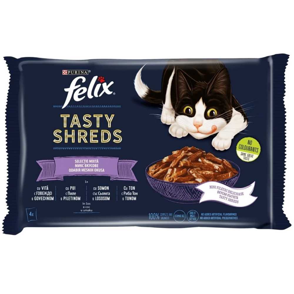 Felix sos Tasty Shreds - Mix 4x80g