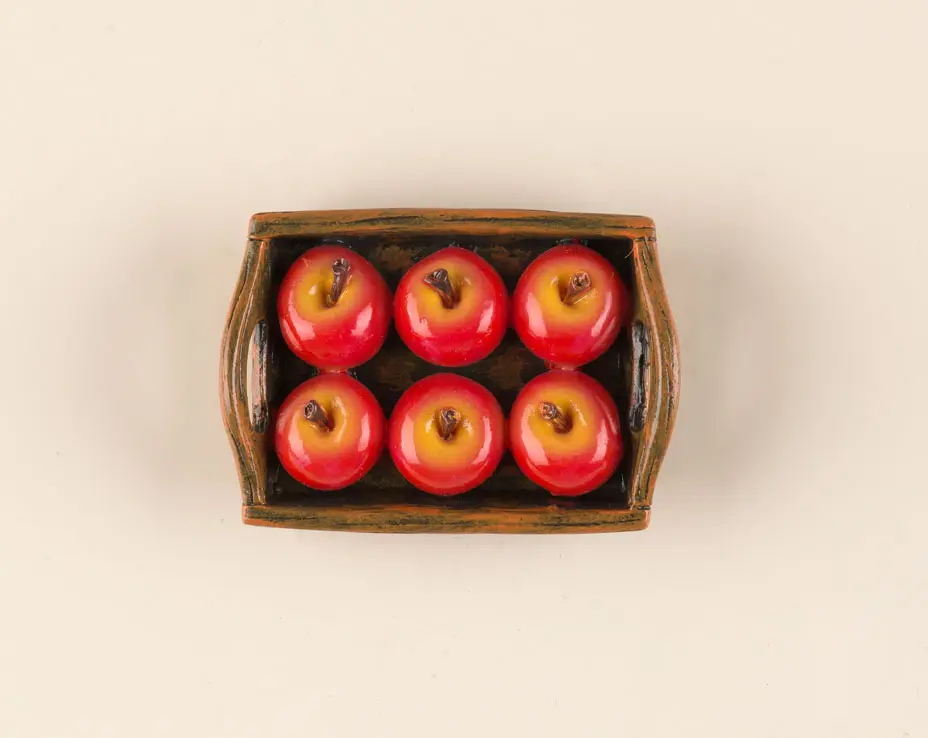 MADAME COCO Magnet za frižider, Poslužavnik jabuke, 7x4.5x1.1cm