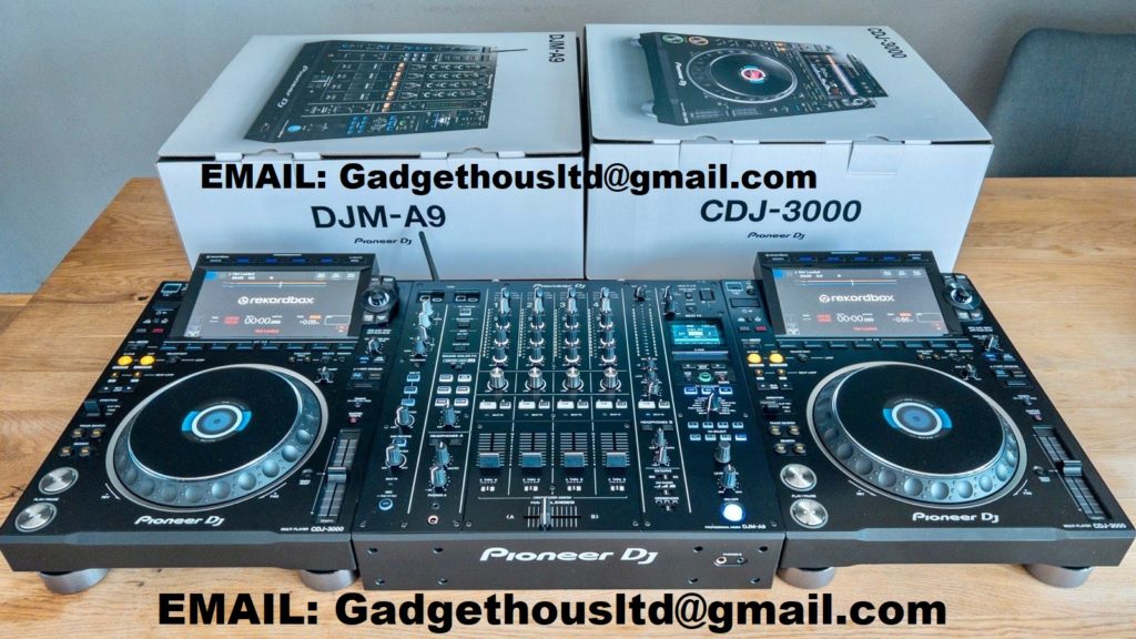 Pioneer DJ set 2x Pioneer CDJ-3000 Multi-Player + Pioneer DJM-A9 mikser + UDG kofer za letenje i Novi Pioneer DJ 2x Pioneer Cdj-2000Nxs2 + 1x Djm-900Nxs2 + Hdj-2000 Mk2 + Rmx-1000
