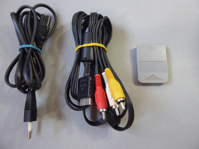 PlayStation AV kabl, strujni kabl, memorijska kartica