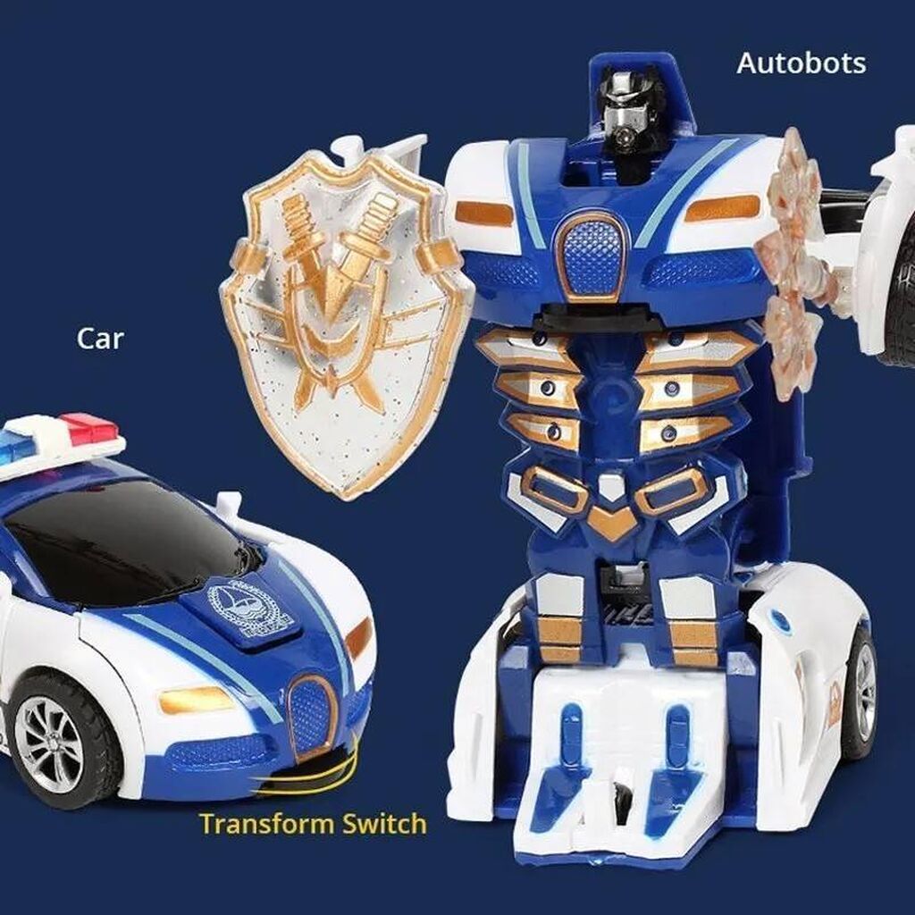 Transformers policijski auto - robot • Materijal liven pod