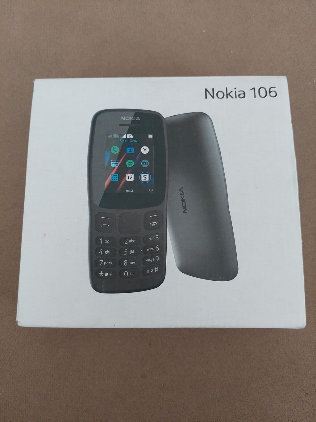 Nokia 106, bоја - Crna