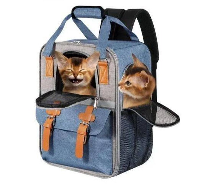 Ranac - torba za pse i mačke -Transporter - ranac za mačke i male