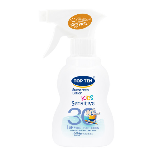 Top ten kids losion za sun. sprej SPF30 200ml