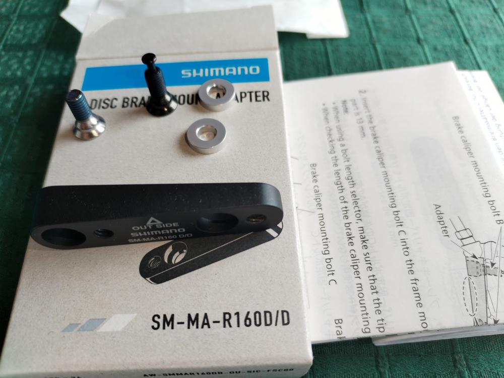 Shimano adapter SM-MA-R160D-D