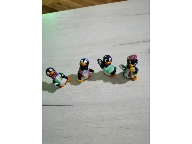 Kinder figurice - Pingvini 4 komada
