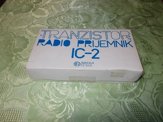 Tranzistor - Radio prijemnik IC-2 - EI Nis Nikola Tesla