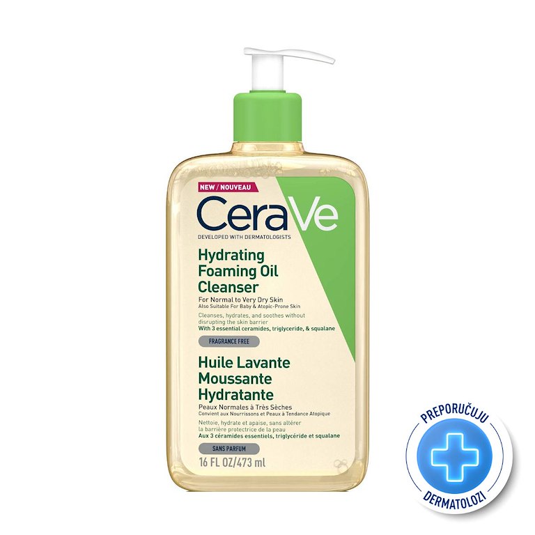 CeraVe Hidratantno ulje za čišćenje za normalnu do izrazito suvu kožu, 473 ml